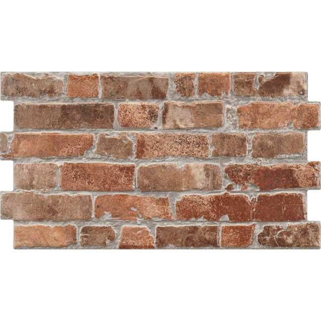 Rustic Red Brick Wall