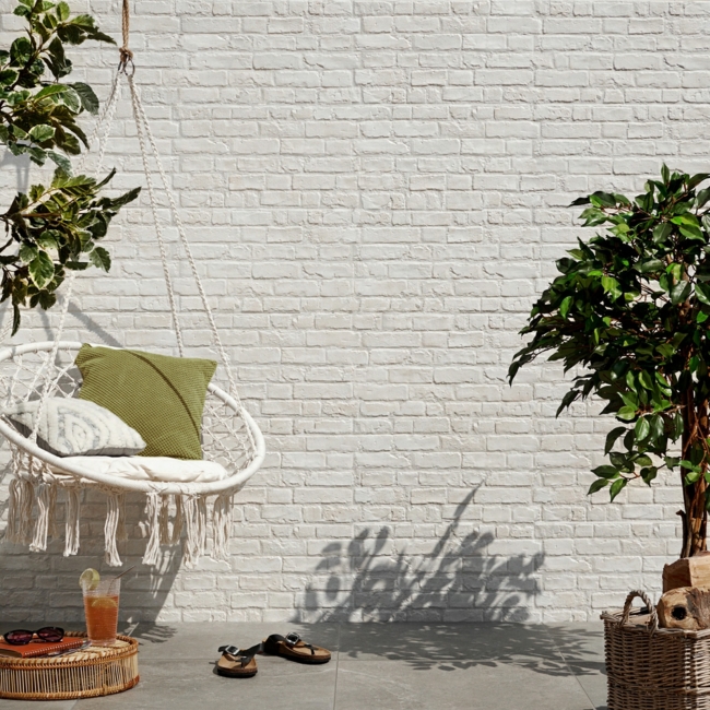 Rustic White Brick Rustic Masonry Classic Red Brick Effect Tiles