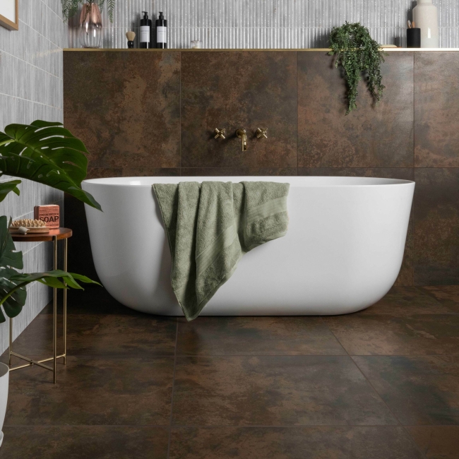 Rust Colored Bathroom Tiles Rust Oleum Matt Bathroom Wall & Ceiling