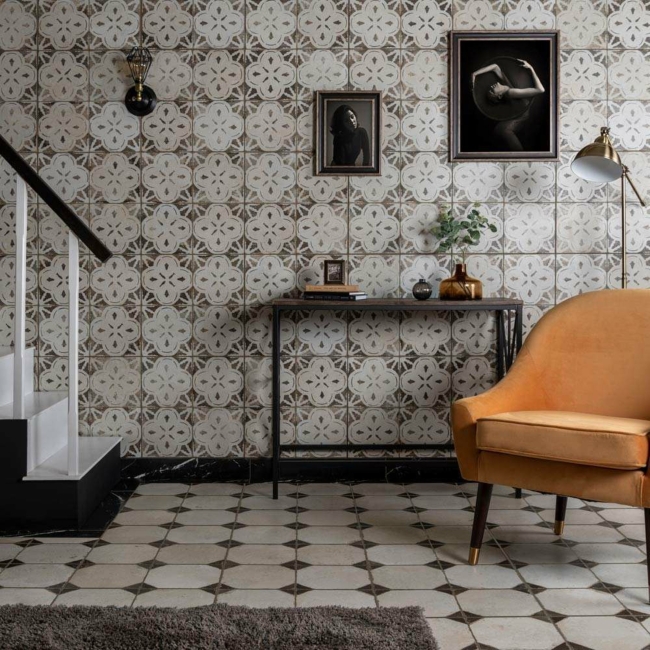 Octagon Tile Flooring Handmade Floor Tiles By G.Vega Ceramica.