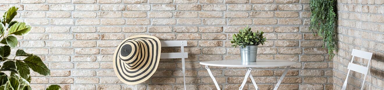 Beige Brick Tiles | Walls and Floors