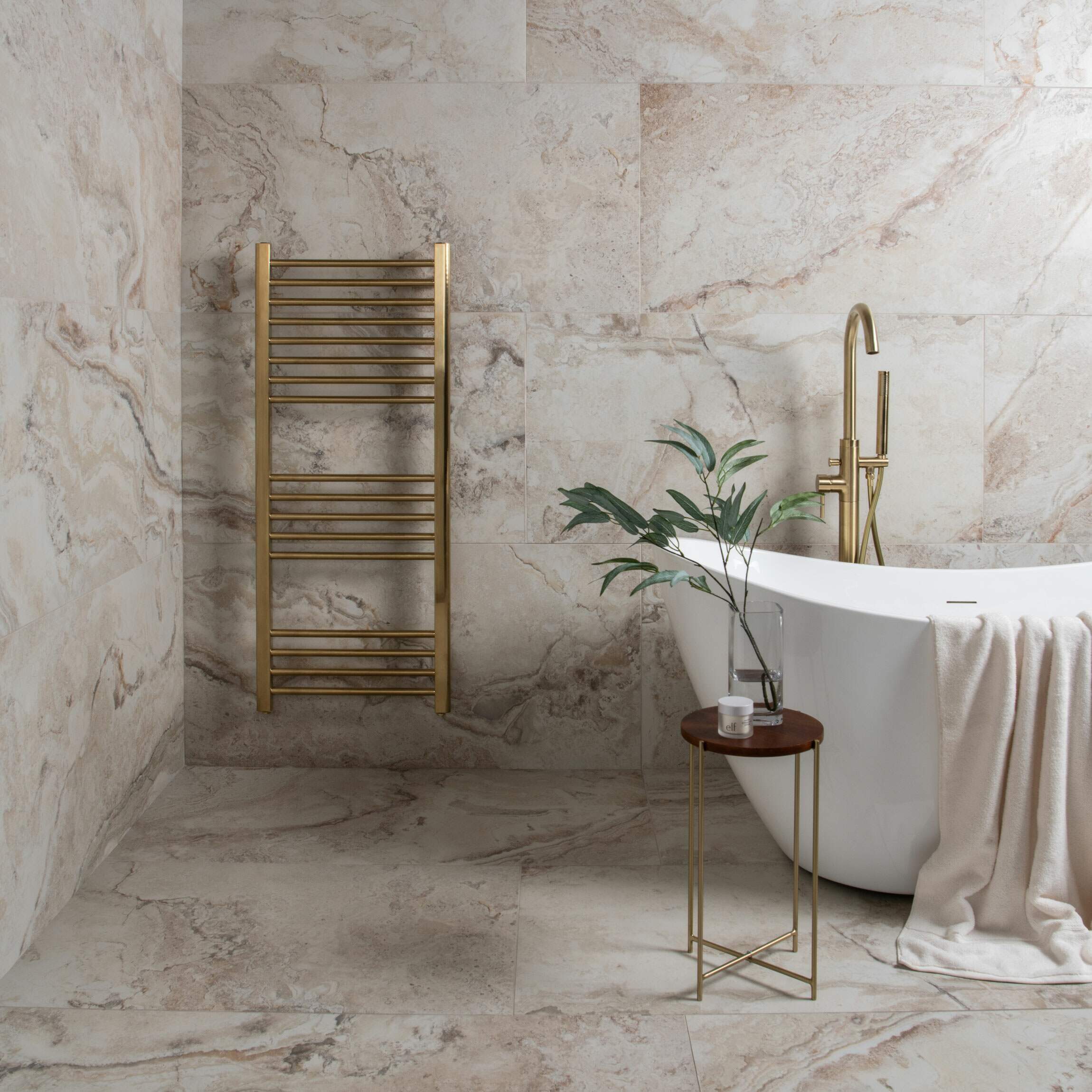 Candy White Porcelain Marble Effect Tiles | Walls & Floors