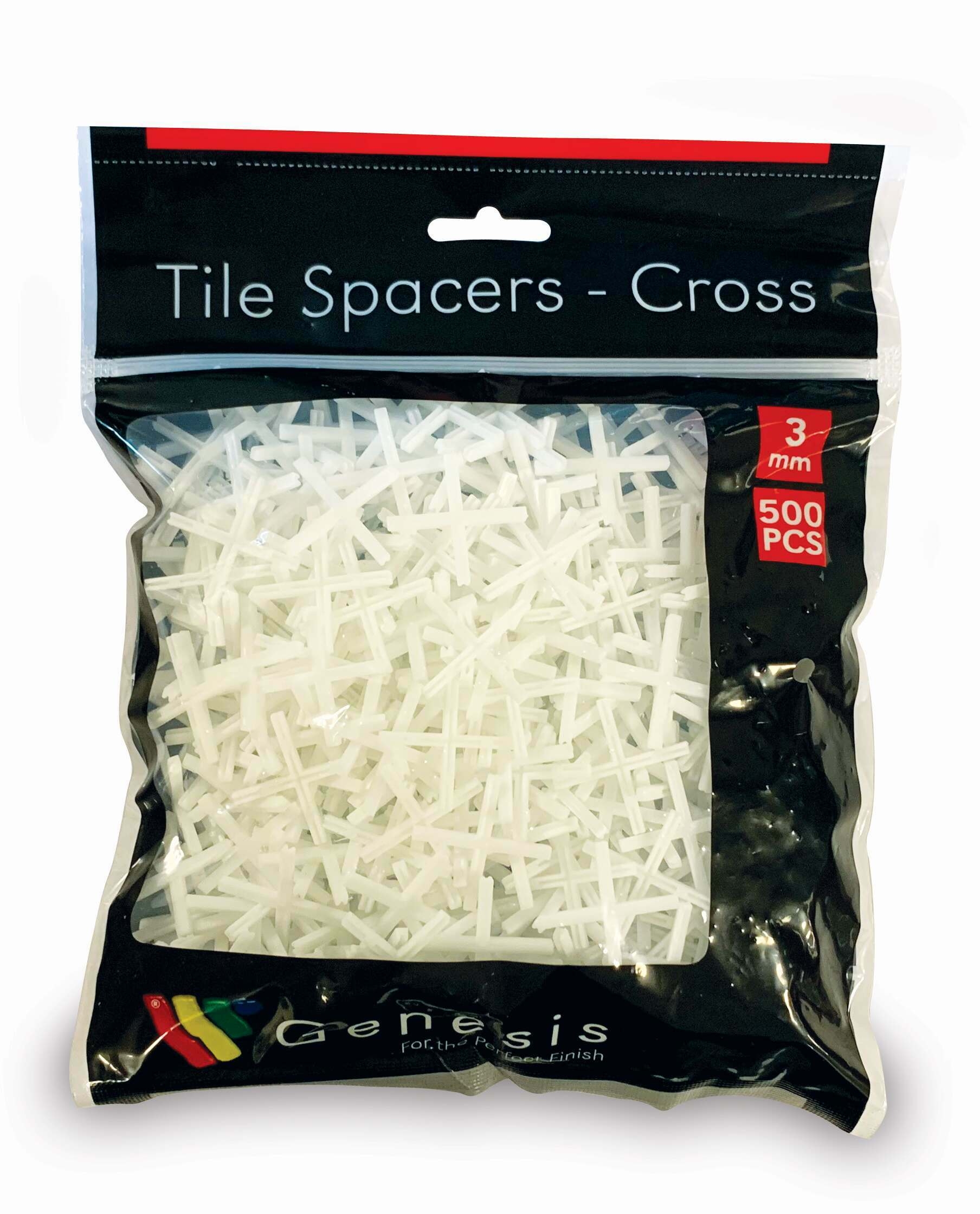 Genesis 3mm Spacer Cross 500 Pack | Walls and Floors