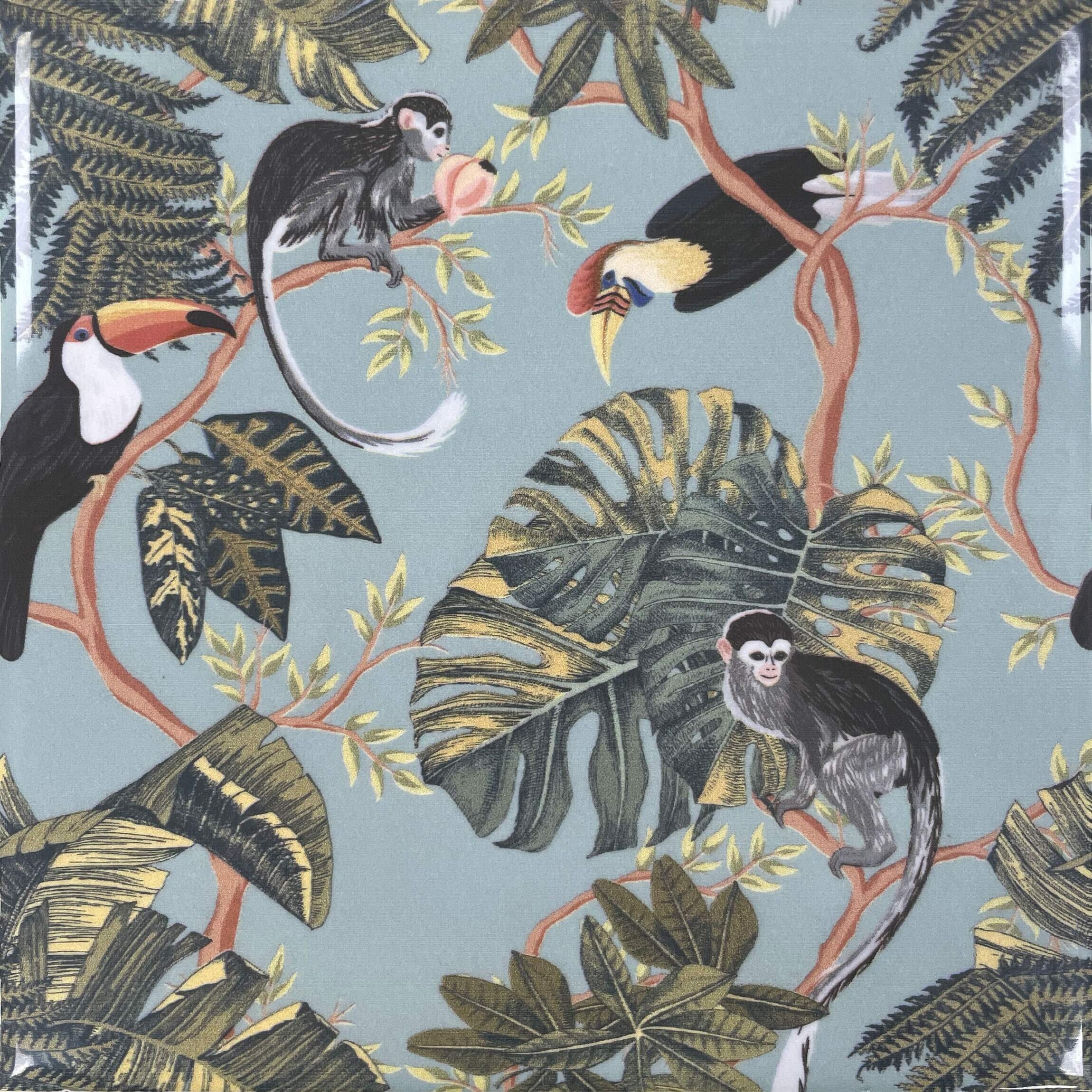 jungle pattern tiles