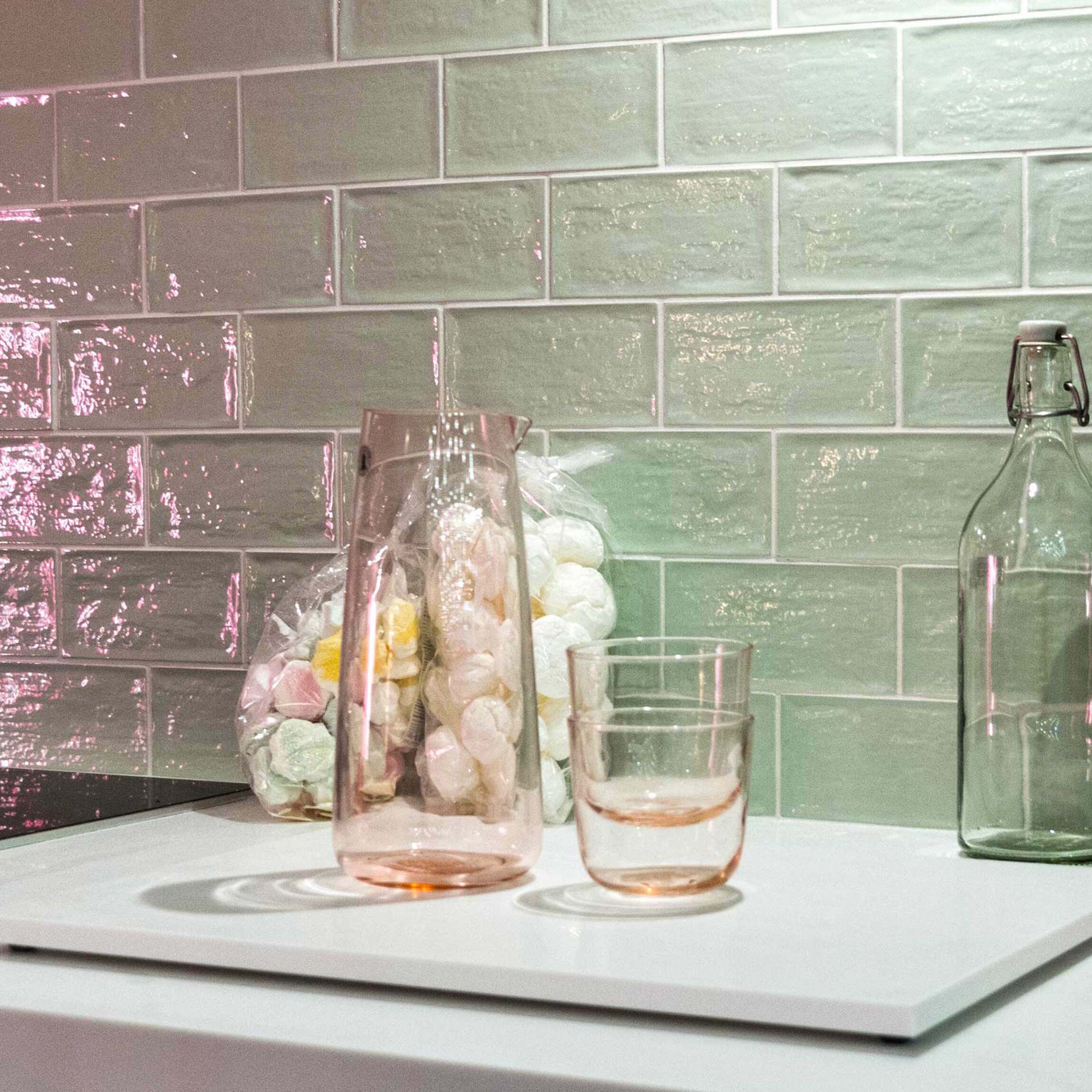 Eton Teal Rustic Metro Tiles | Walls and Floors