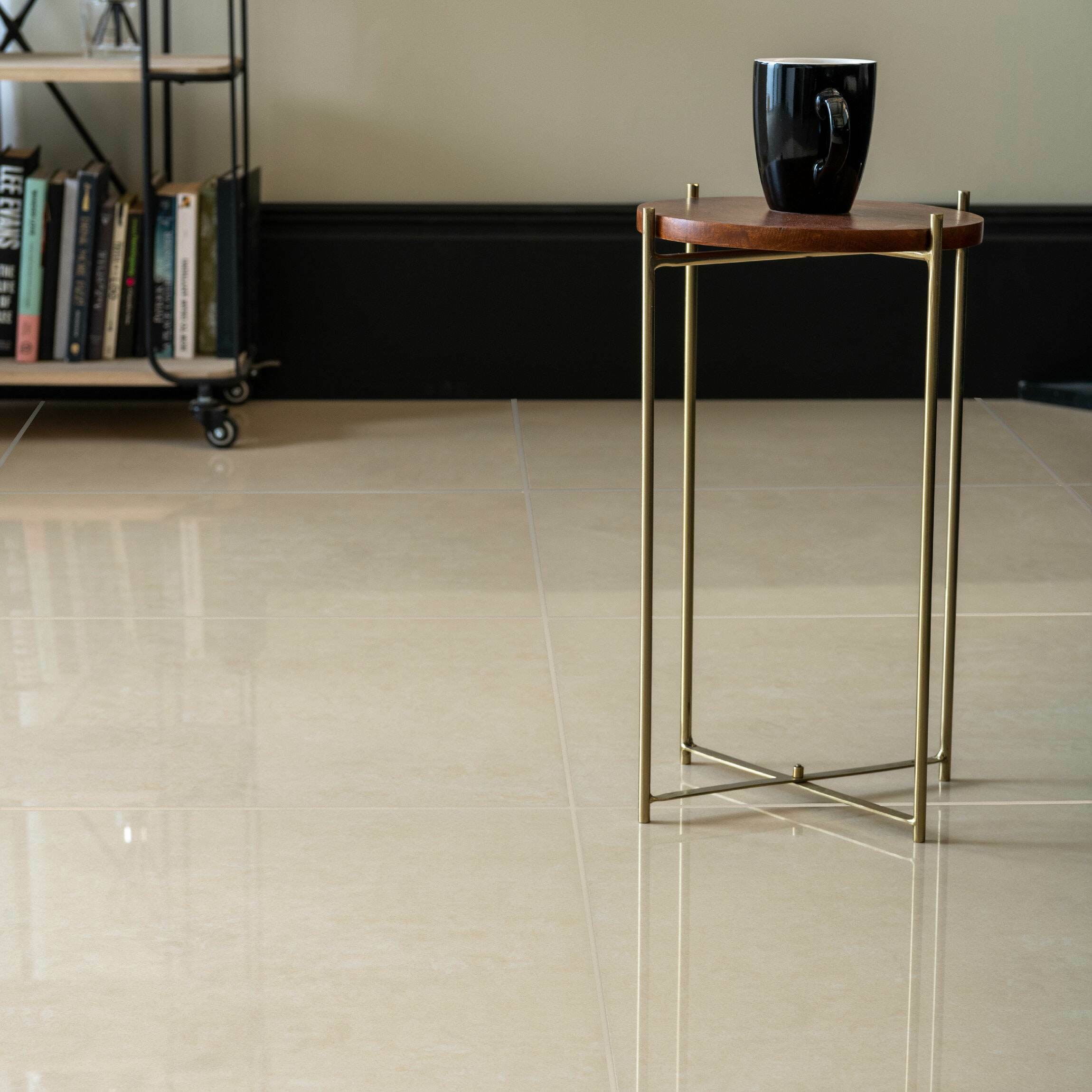 Lounge Polished Ivory 60x60 Tiles | Walls and Floors
