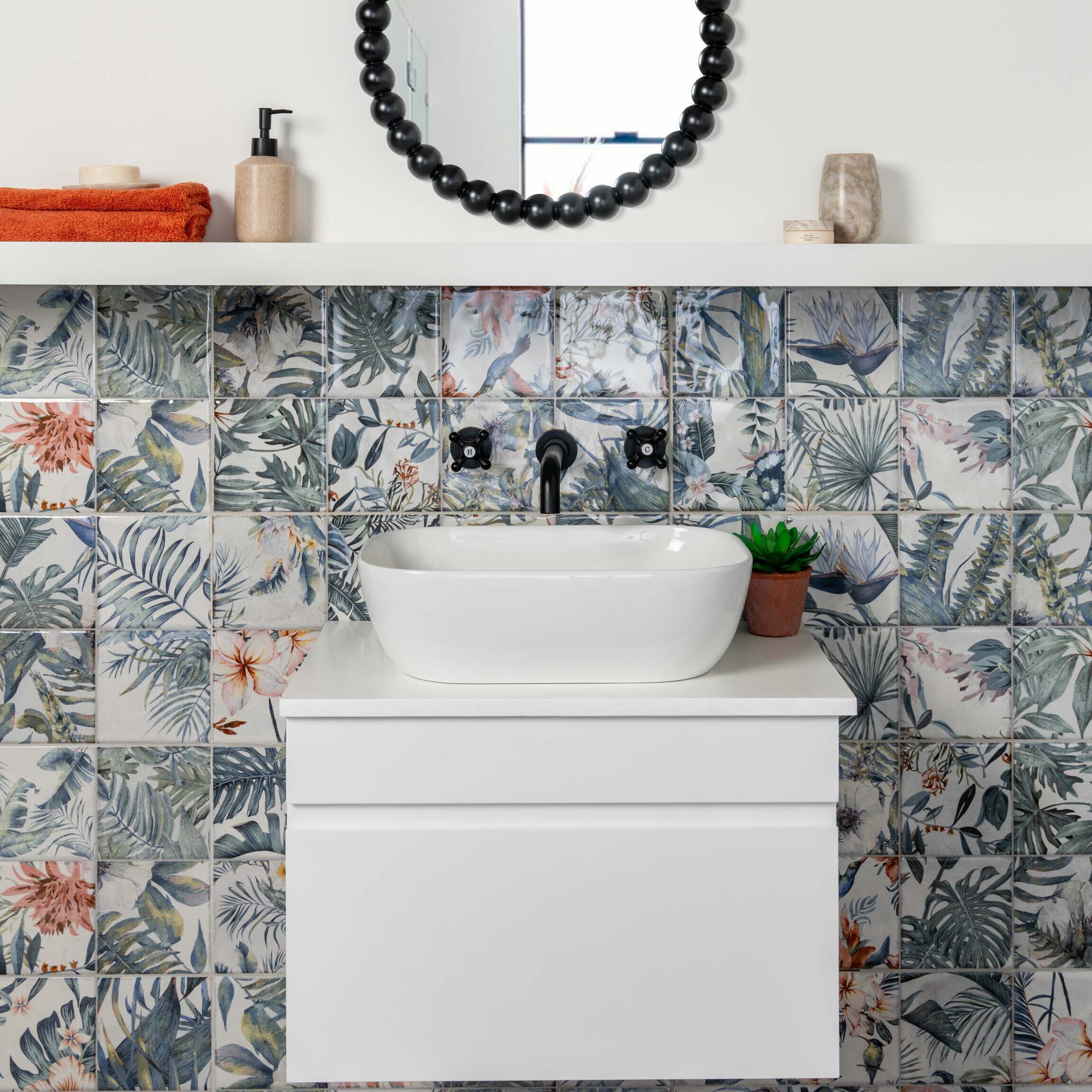 Veneto Multicolour Gloss Rustic Wall Tiles | Walls and Floors