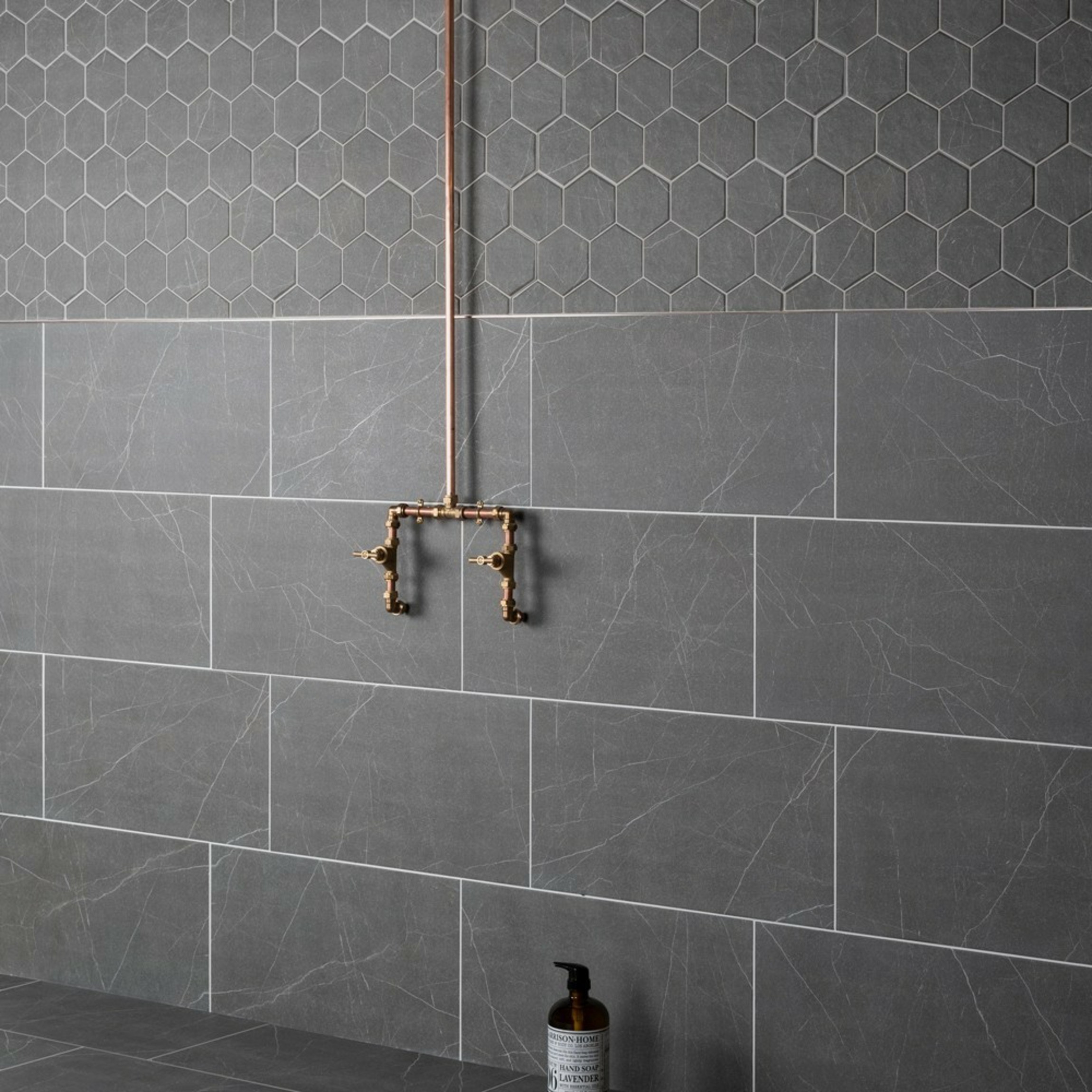 Chalkstone Ash Grey Stone Effect Tiles | Walls and Floors