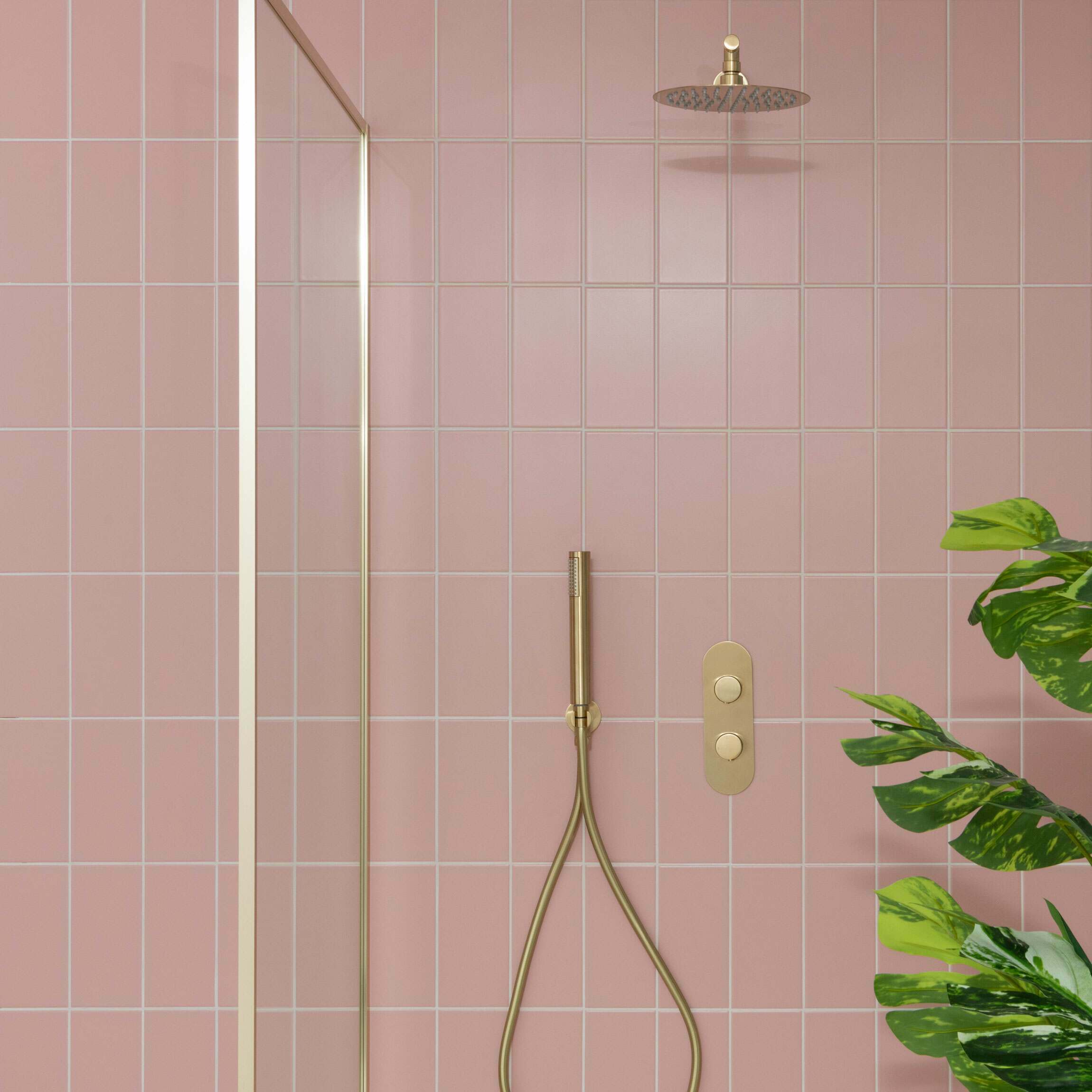 Rico Pink Matt Metro Wall Tiles