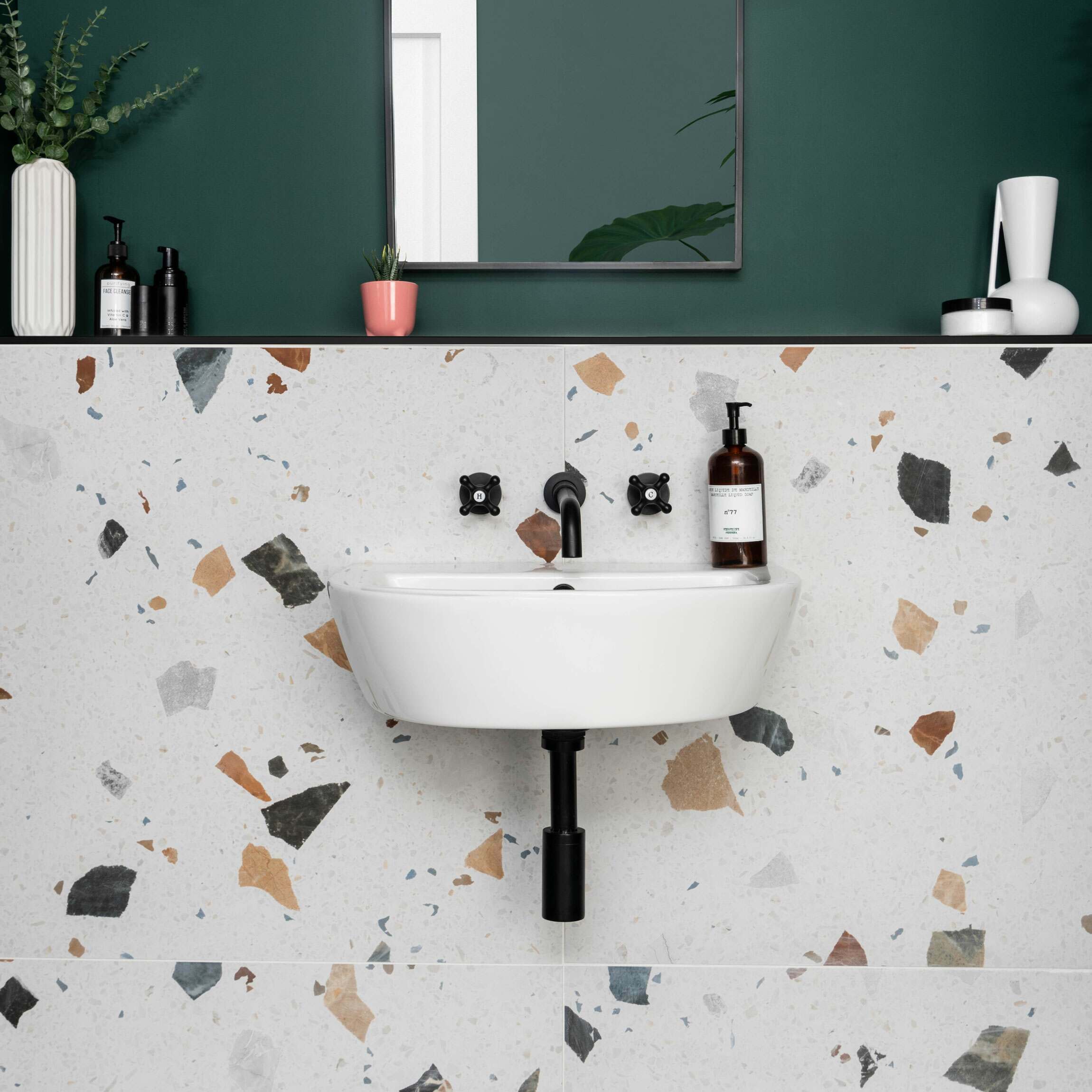 Sorrento Terrazzo Effect Porcelain Tile | Wall and Floors