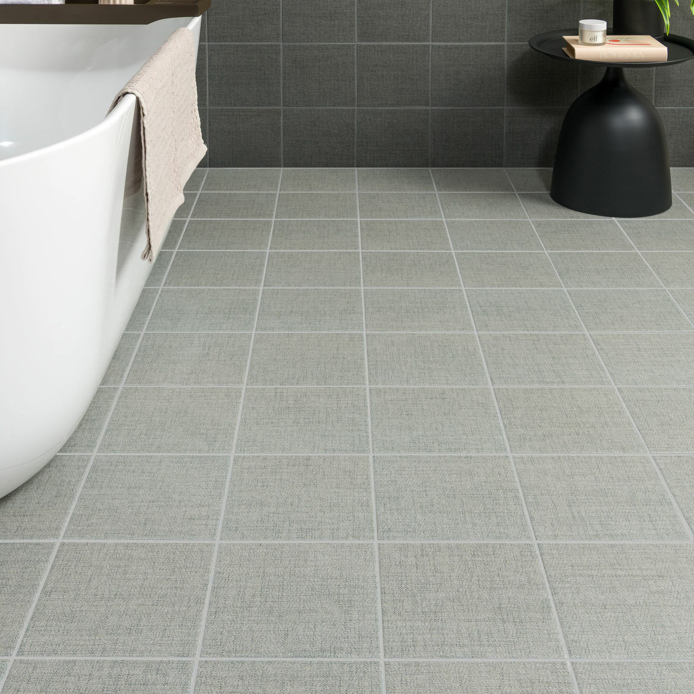 Texxtile Earl Grey Matt Patterned Wall and Floor Tiles | Walls and Floors
