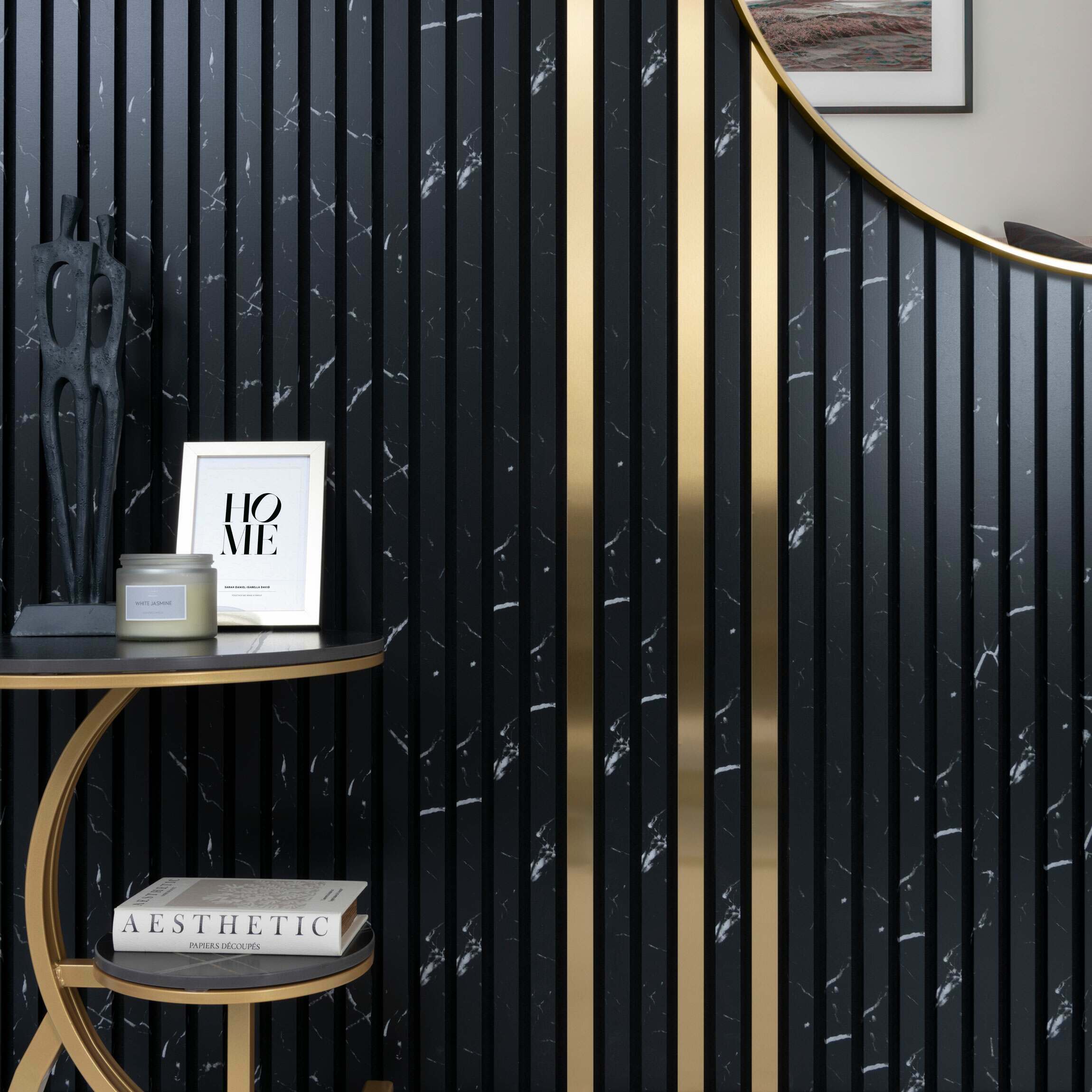 Trepanel® Brass Decorative Acoustic Slat Cover