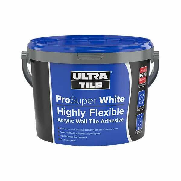 Ultra Tile Pro Supergrip Super White Tile Adhesive | Walls & Floors