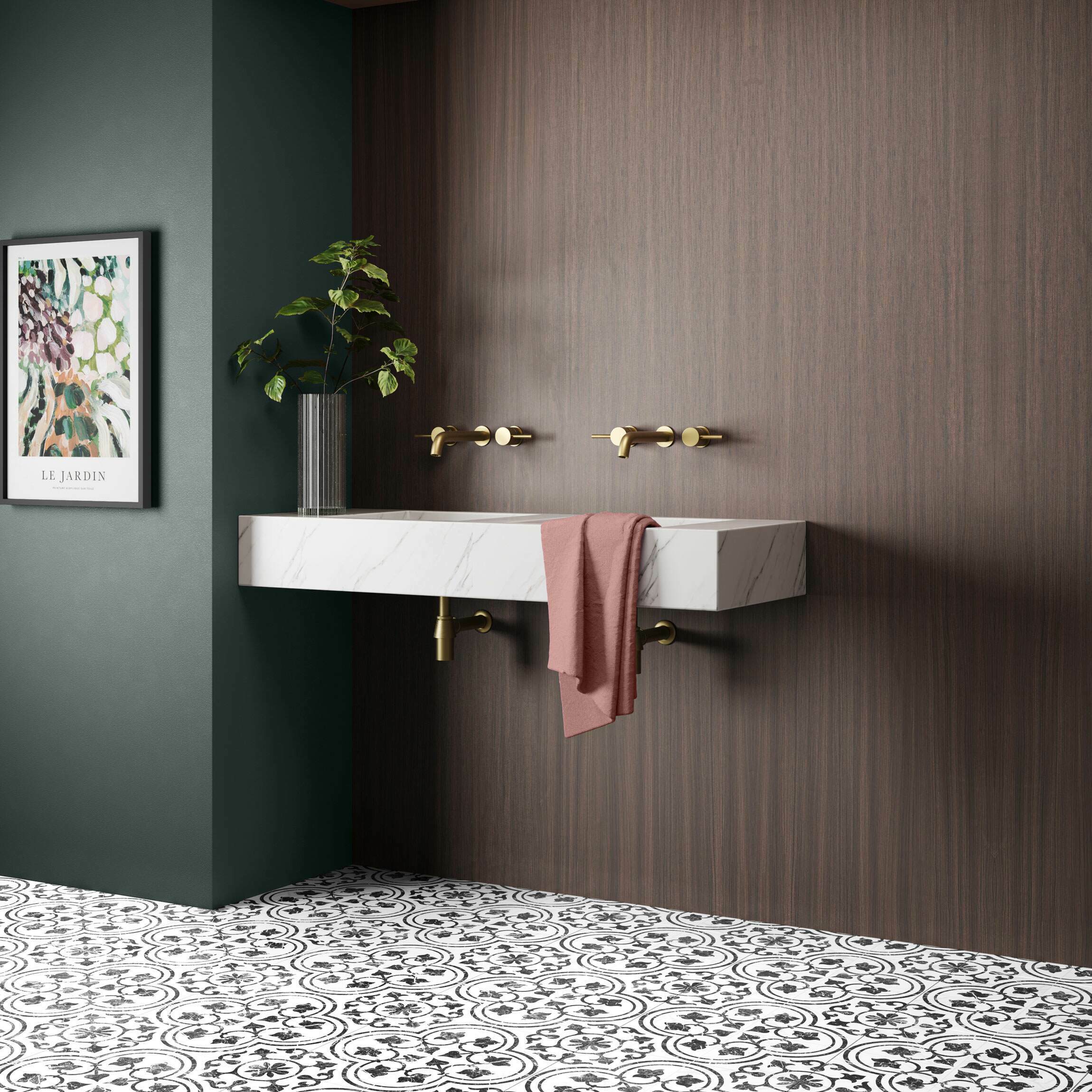 Trepanel Style® Walnut Wood Effect Matt WPC Laminated Wall Panel ...